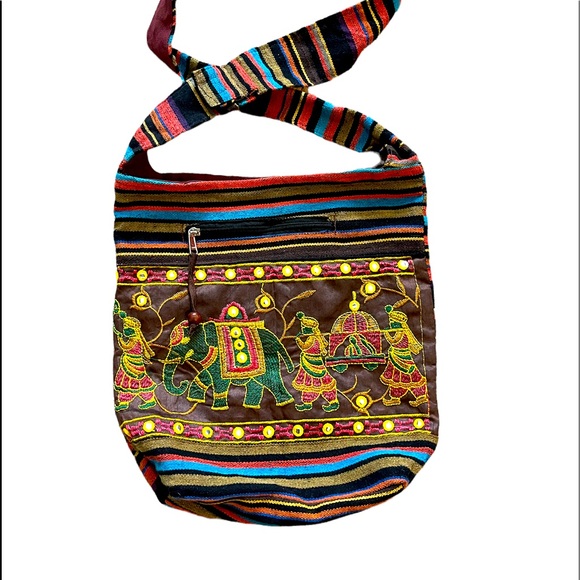 tribe azure | Bags | Tribe Azure Fair Trade Crossbody Bag | Poshmark